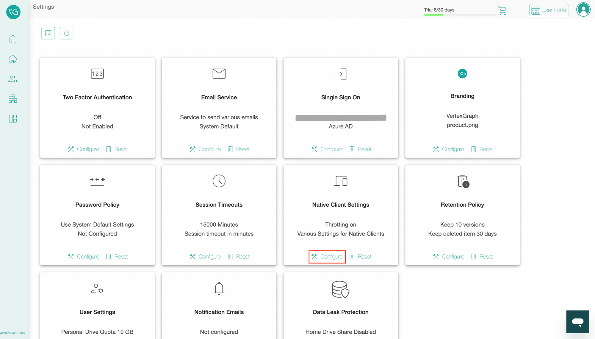 How to configure the "My Assets" window for users? – VertexGraph