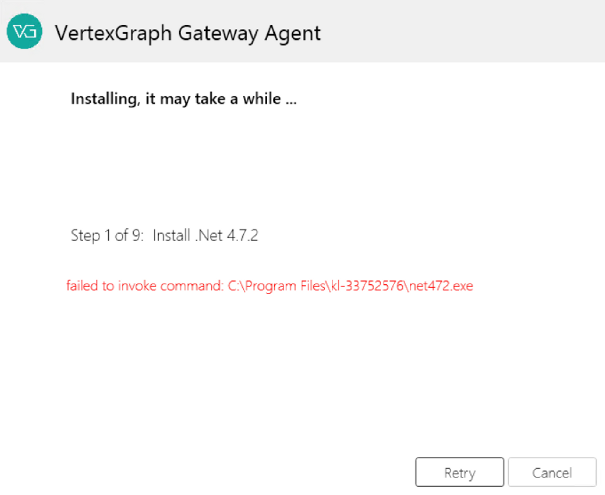 Step 1 Of 9 Install Net 472 — Fail To Invoke Command” Error When