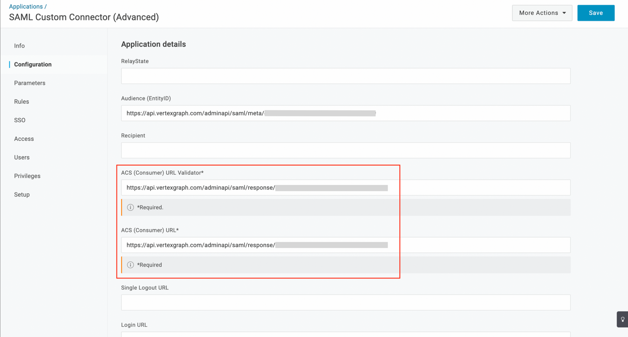 How to set up Single Sign-on to VertexGraph with OneLogin – VertexGraph