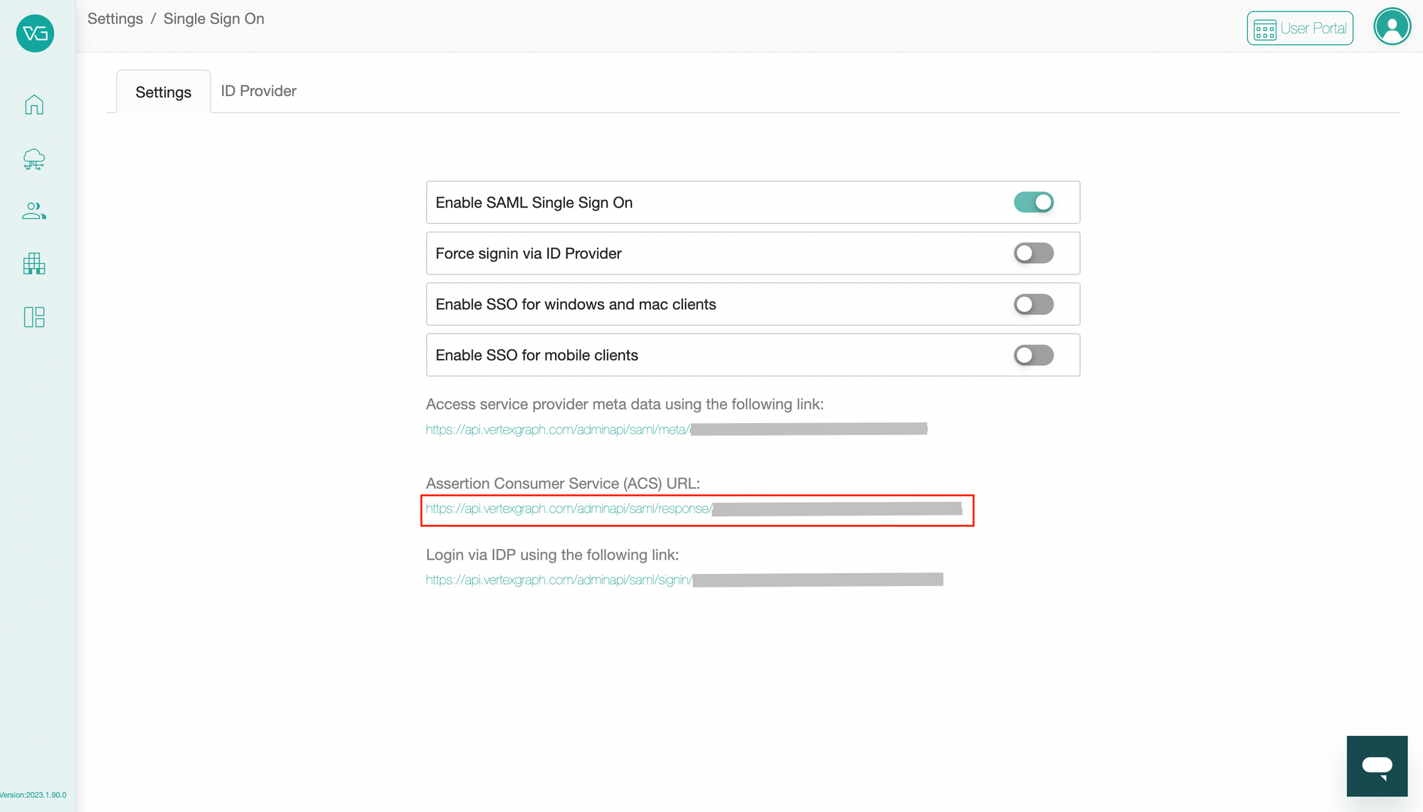 How to set up Single Sign-on to VertexGraph with Azure AD – VertexGraph